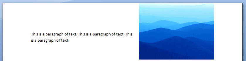 Office Open XML - DrawingML - Object in a Word Processing Document - Floating - Position